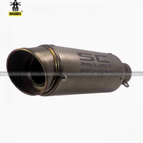 Dual Pipe SC Project Slip-On Exhaust for 200cc and Above Bikes ...