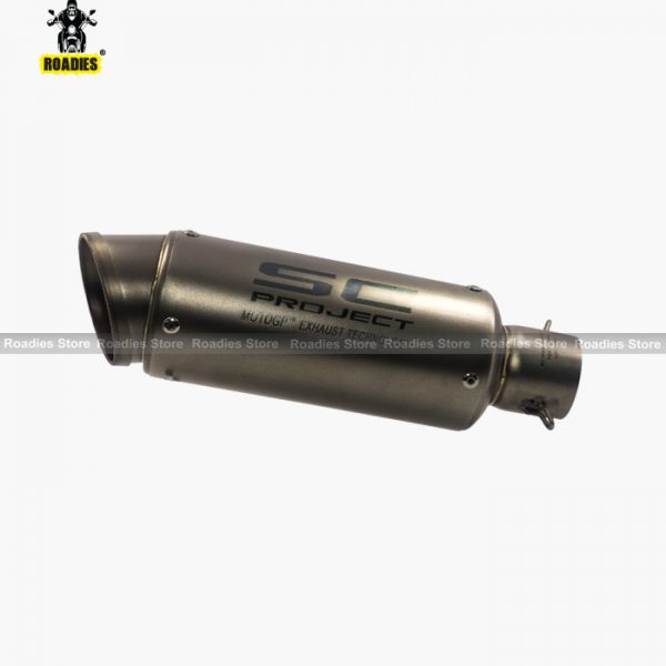 Dual Pipe SC Project Slip-On Exhaust for 200cc and Above Bikes ...