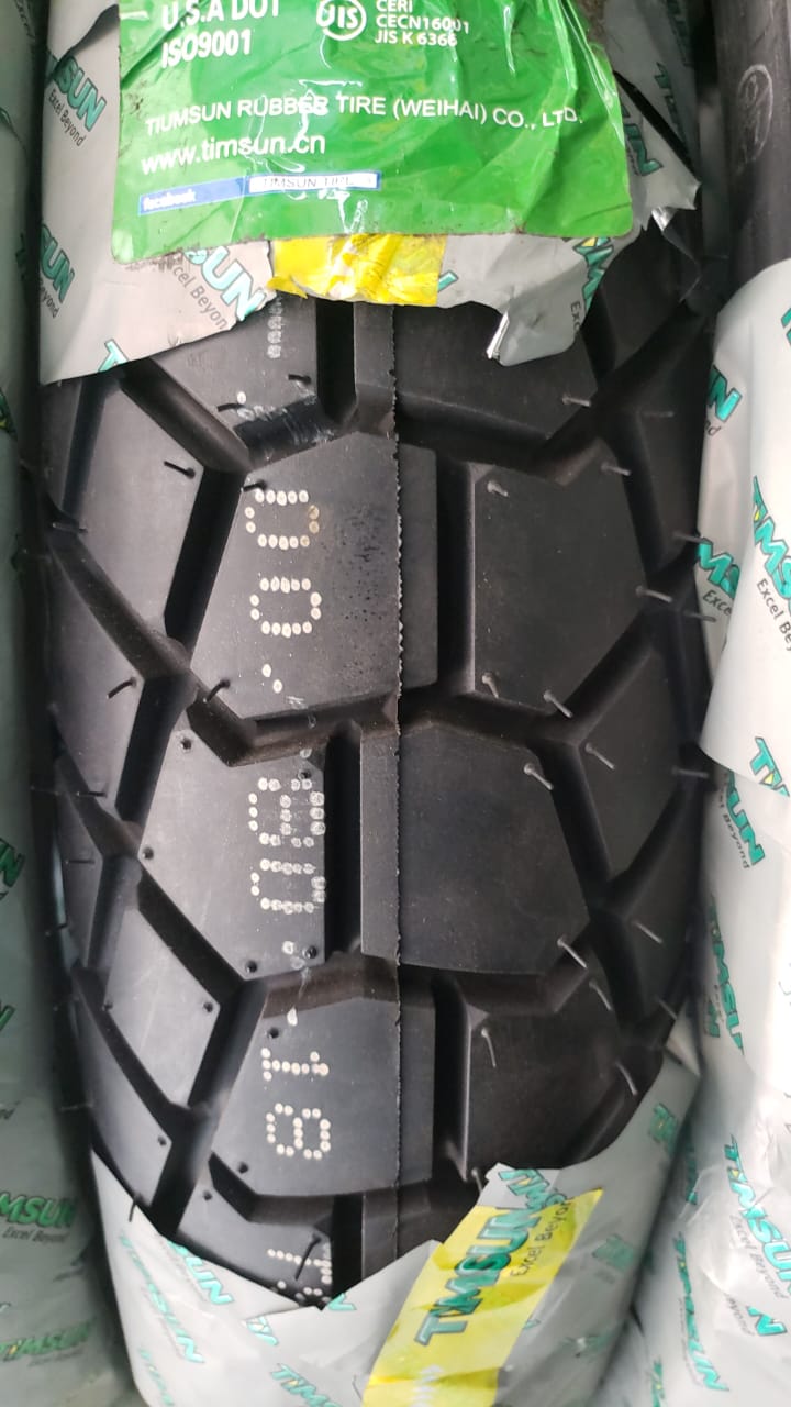 Timsun Tubeless Tyre 100-80-18 TS-822 Tire - Roadies Store