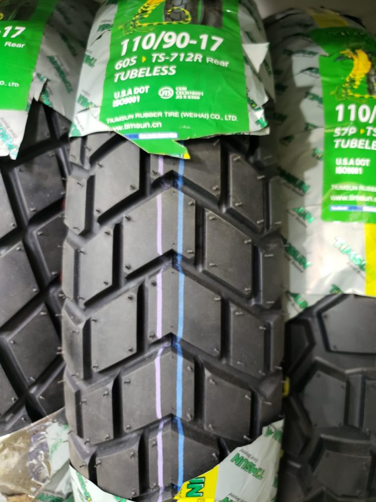 TubeLess Tyre Timsun 110-90-17 TS-712 - Roadies Store
