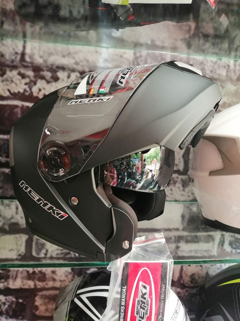 NENKI NK-860 Solid Color Flip Up uplift Dual Visor ECE Approved Modular ...