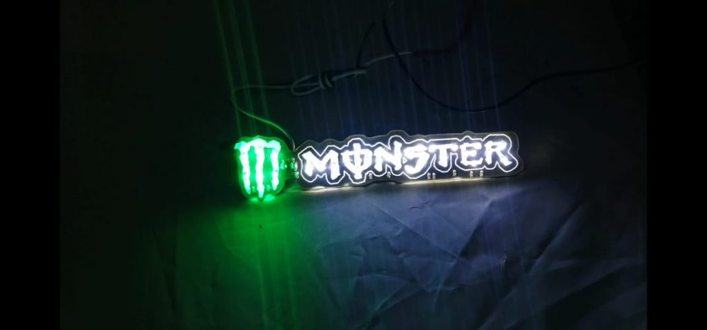 Monster Logo Strip Light DRL - Roadies Store