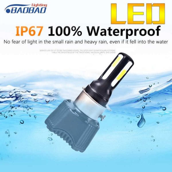 Motorcycle LED Headlight 40w 4400lm RTD M02H - Roadies Store