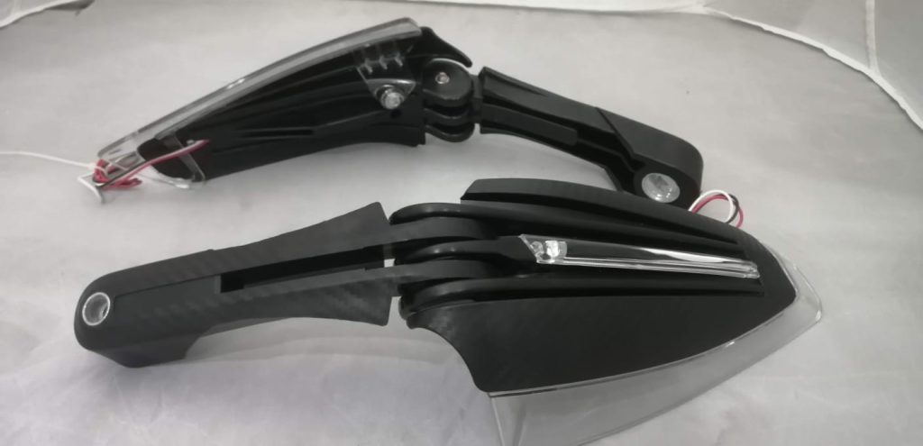 Universal Hand Guard for Motorbikes Top Running LED Indicator ...