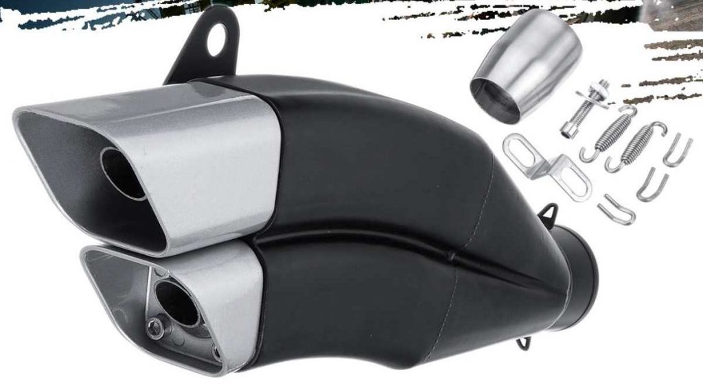 Dual Pipe SC Project Slip-On Exhaust for 200cc and Above Bikes ...