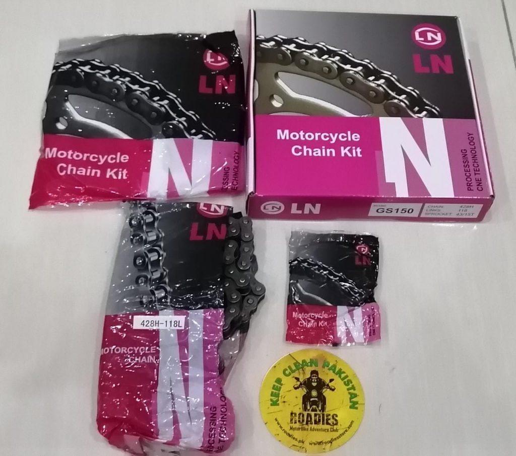 Suzuki GS 150 & 150SE Chain sprocket kit Garari Set A+ - Roadies Store