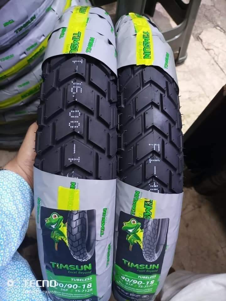 Timsun Tubeless Dual Sport Fat Tires GS150SE CB150F - Roadies Store