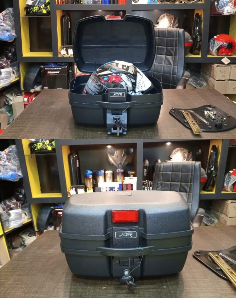Motorcycle JDR 45L Top Box Removeable Unbreakable