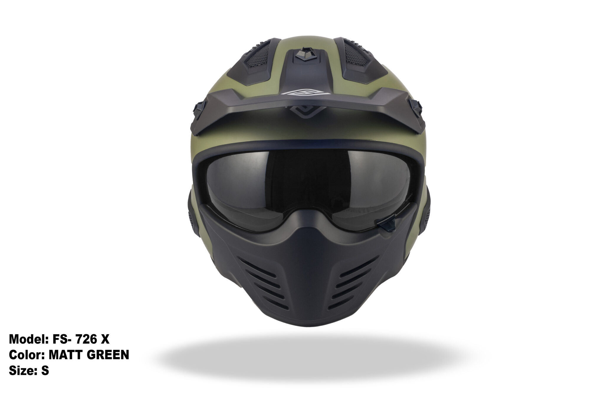 FASEED FS-726 X Detachable Skull Mask Street Fighter Army Green ...