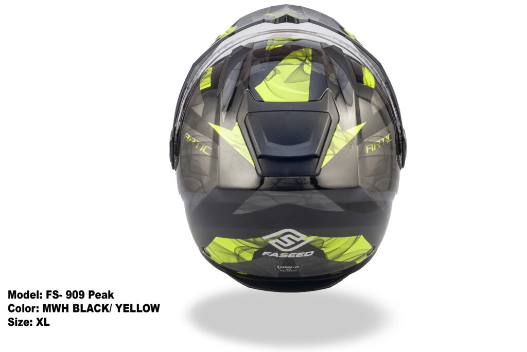 FASEED FS-909 With Motocross Peak Color Glossy Black and Green ...