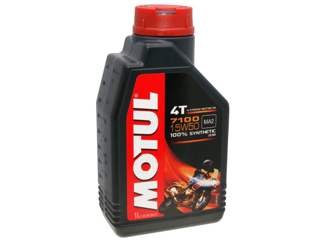MOTUL 7100 15W-50 4T Engine Oil Fully Synthetic For Motorcycle 1Liter ...