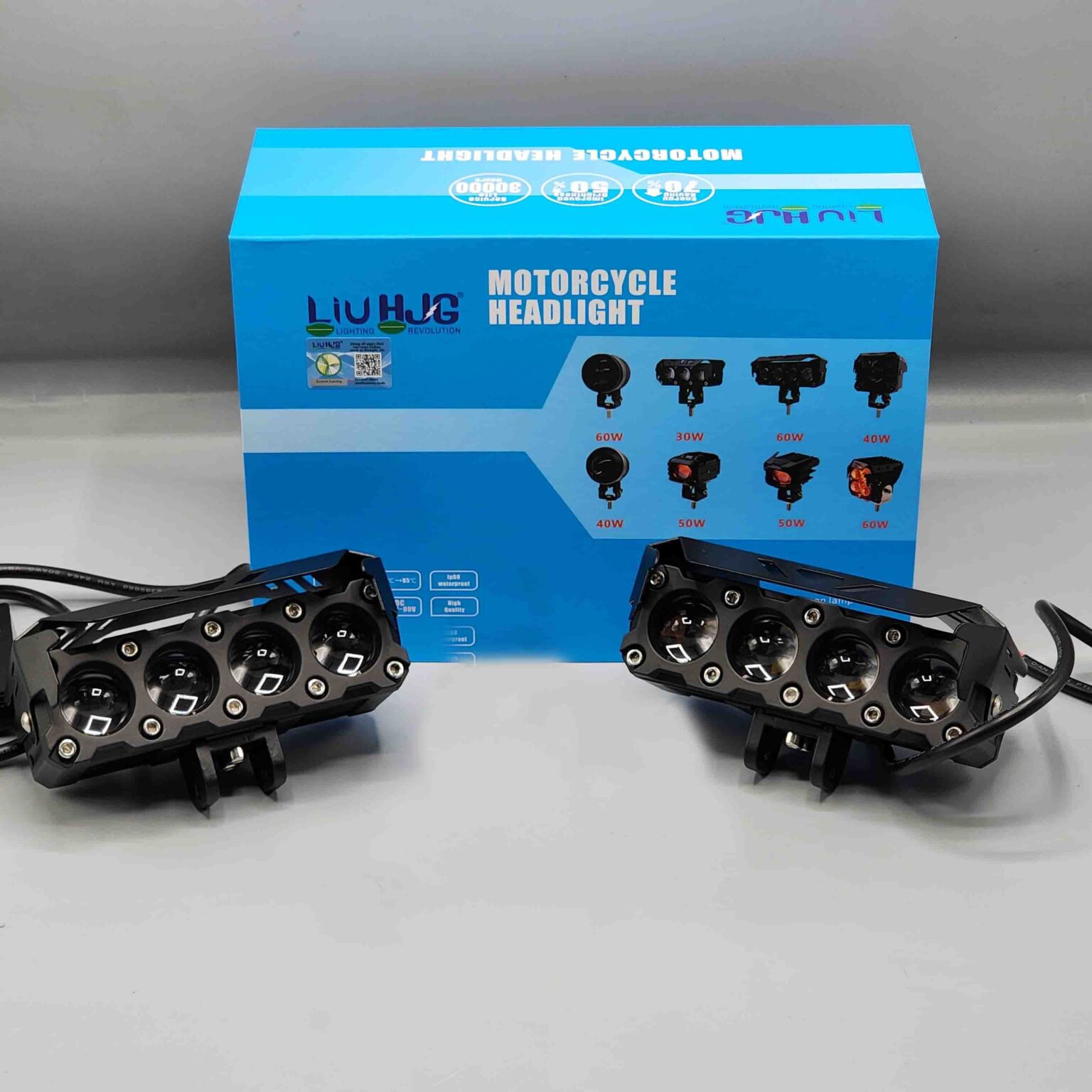 Liu HJG 4 Four Led Quad Lens 50w Hight Quality Waterproof Motorcycle ...