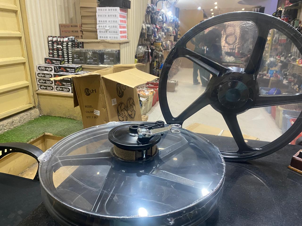 Motorcycle Honda CG125 Star Alloy Rim Front Rear With Hub Plates ...