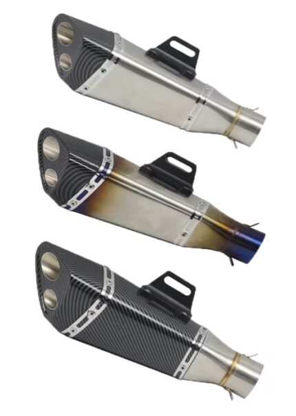 Akrapovic Twin Port Exhaust A16 High Quality Muffler Silencer Bass Loud ...