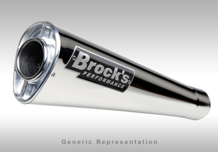 Motorcycle Brocks exhaust Long Big Muffler Silencer S2B High ...
