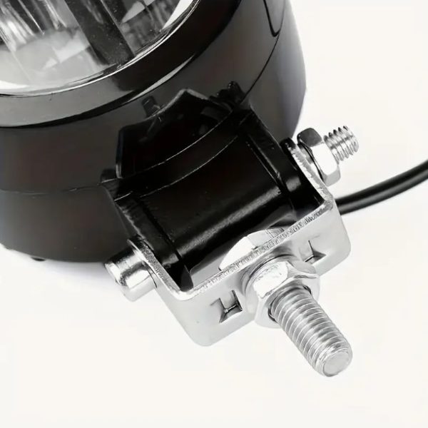 Motorcycle Round External White LED Light Wide Focus Spot Light with ...
