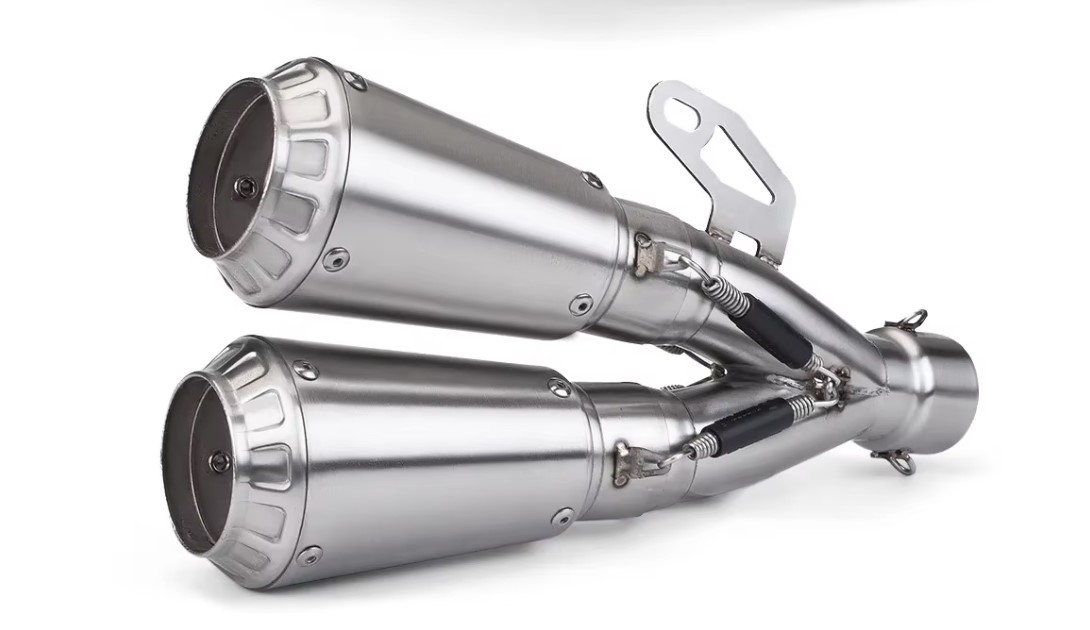 Motorcycle SC Project Dual Pipe Nose Exhaust E09 High Quality Muffler ...