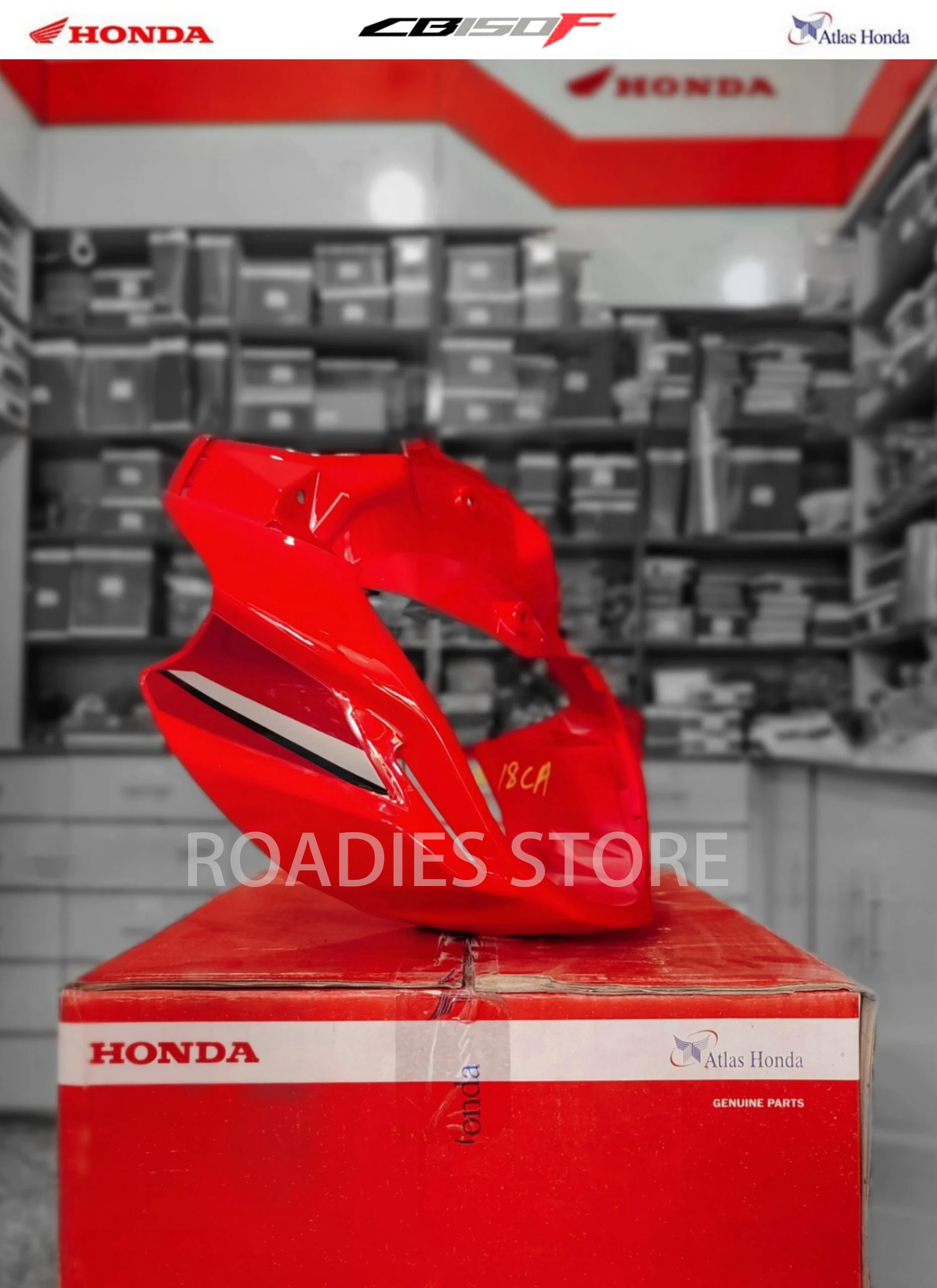 Genuine HONDA CB150F Headlight Cowling Visor All Colors Black RED Grey ...
