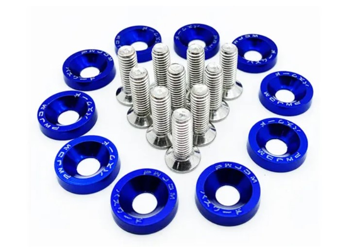 Motorcycle Colorful Fancy Bolts with Washer 10 Pcs Set / Headlight ...