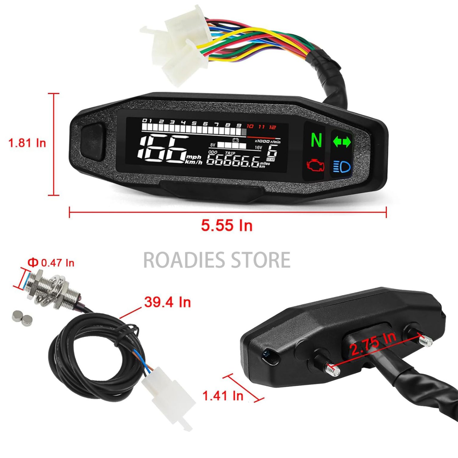 DIGITAL & ANALOG METERS Archives - Roadies Store